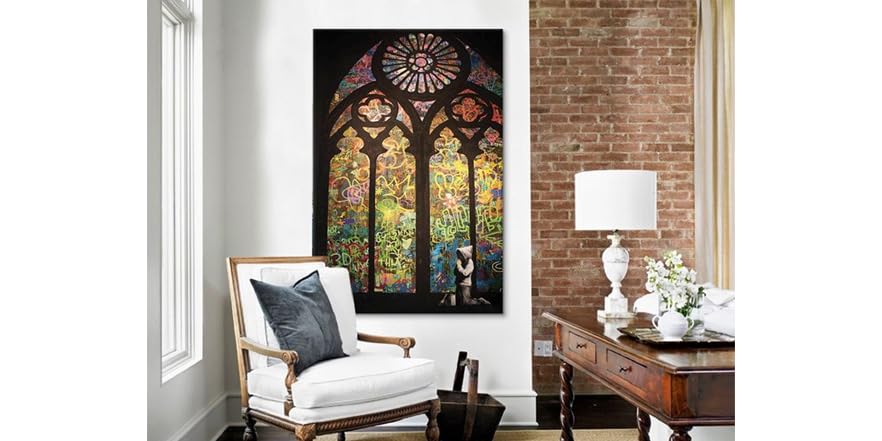 Stained Glass Window Graffiti