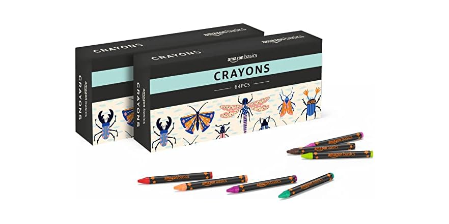 Amazon Basics Crayons with Sharpener