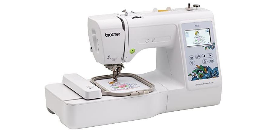 Brother PE535 Embroidery Machine, 80 Built-in Designs