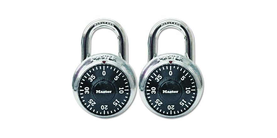 2-Pack Master Lock 1500T Combination-Alike Locks