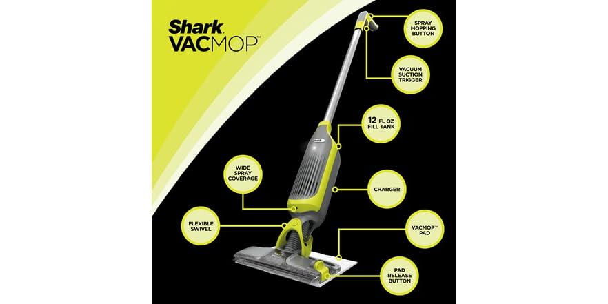Shark VM200 Cordless VACMOP, S&D