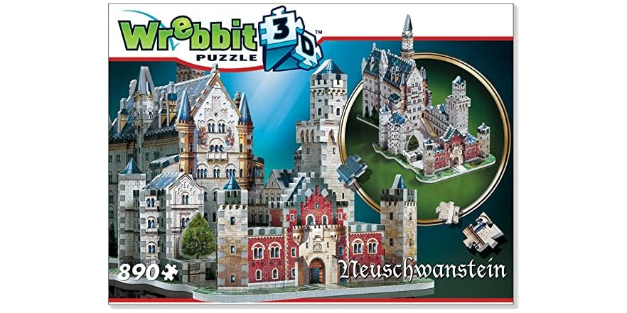 Neuschwanstein Castle 3D Jigsaw Puzzle