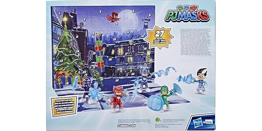 PJ Masks Kids Advent Calendar, 24 Daily Surprises
