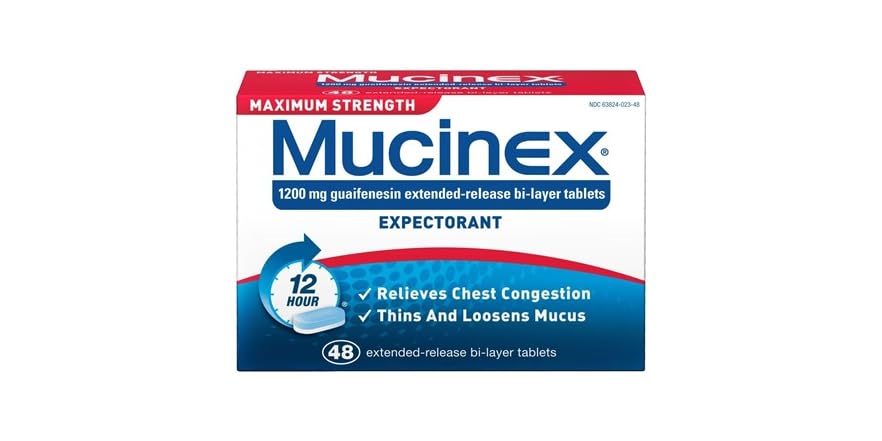 Mucinex Expectorant Maximum 48 ct.