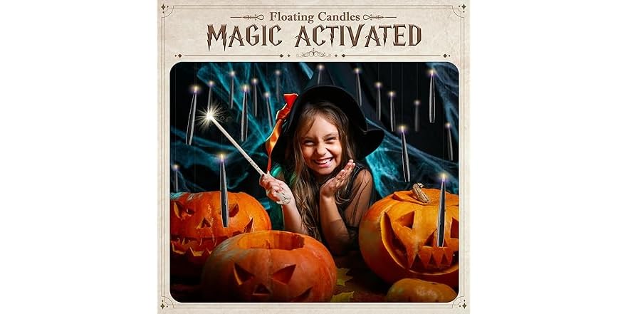 HP Floating Candles 20 Pack Black