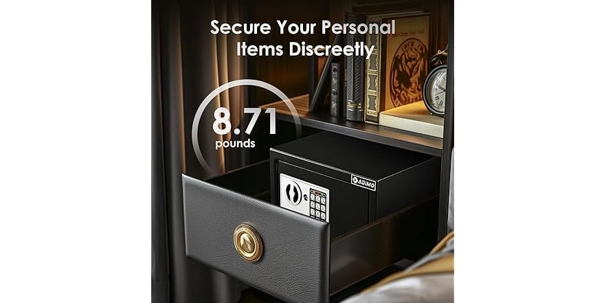 ADIMO 0.5 Cubic Feet Hidden Home Safe