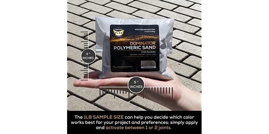 Titanium Gray Dominator Polymeric Sand