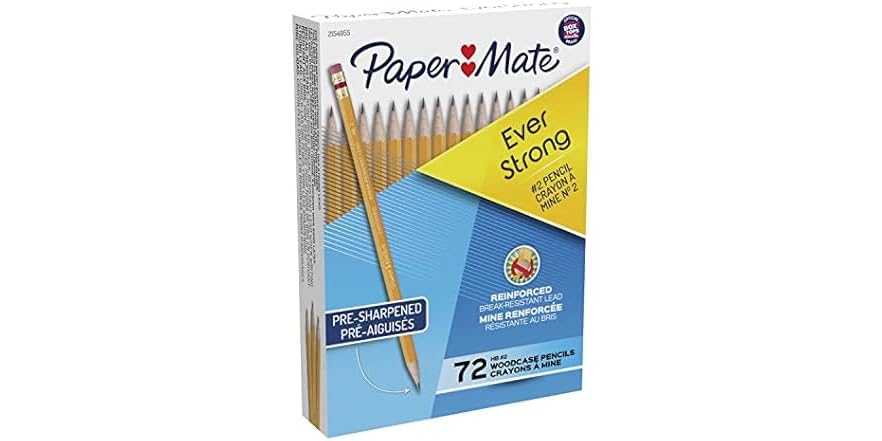 Paper Mate EverStrong Pencils 72ct