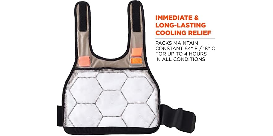 Cooling Vest with 2 Ice Packs