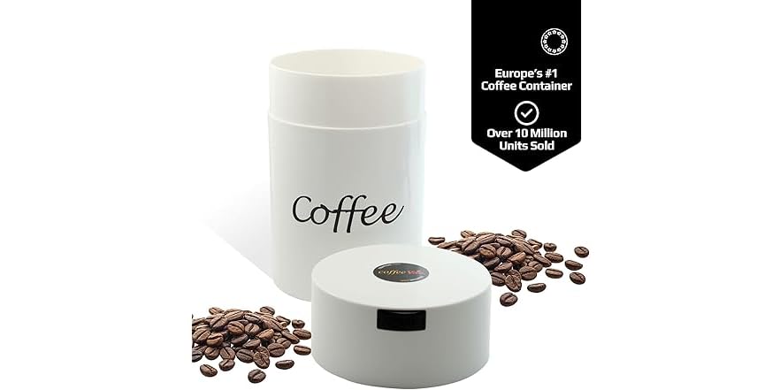 Coffeevac 1LB “ Patented Airtight Container
