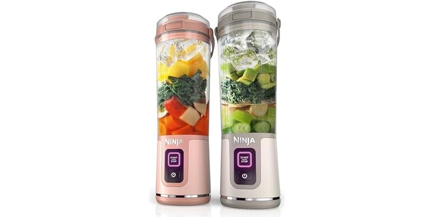 Ninja BC155PS Blast Two-Pack Portable Blender (Open Box)