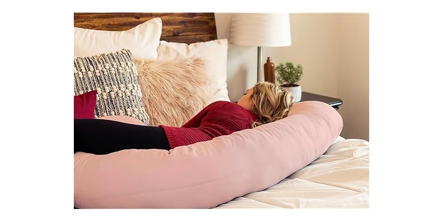Leachco Snoogle Supreme Total Body Pregnancy Pillow