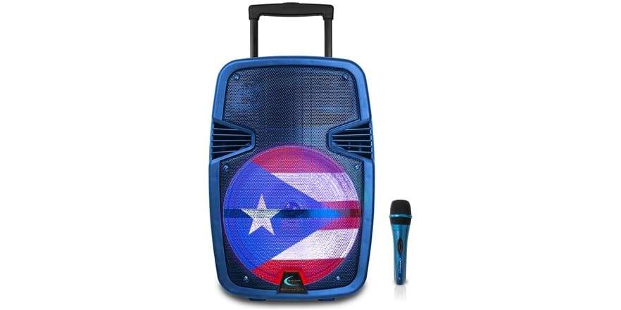 Rechargeable 12" Puerto Rico Speaker