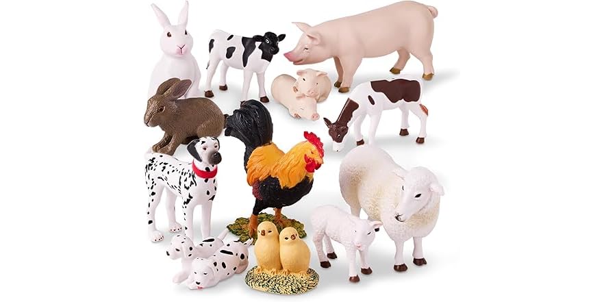 Terra by Battat Toy Farm Animals Set