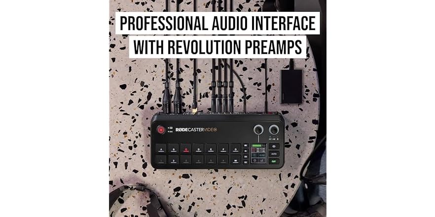 RODE RODECaster Video – Professional Video Switcher and Audio Interface