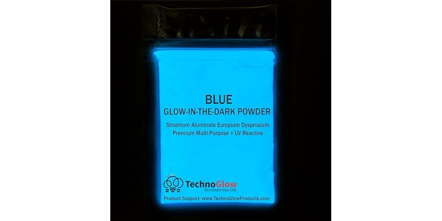 Glow in The Dark & UV Reactive Pigment Powder (10 Grams)