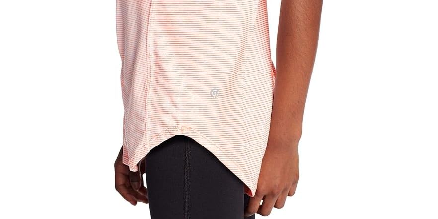 C9 Champion Girls Coral Keyhole Tank (L)