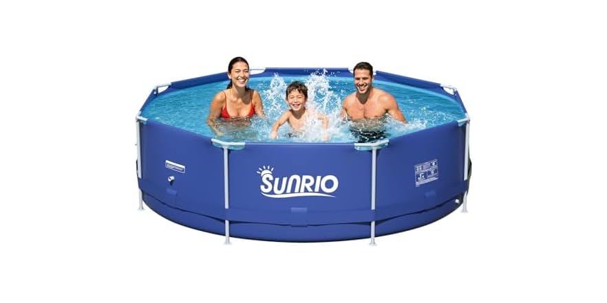 Sunrio 8' x 30" Round Above Ground Swimming Pool