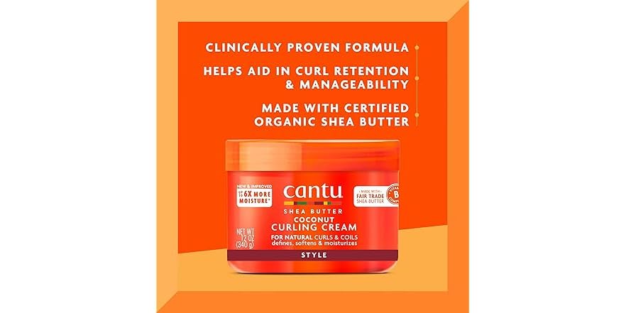 Cantu Shea Butter Coconut Curling Cream