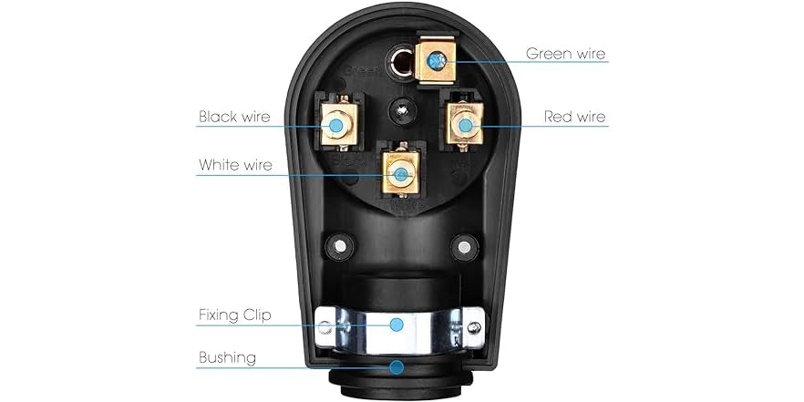 Miady 50AMP RV Replacement Male Plug