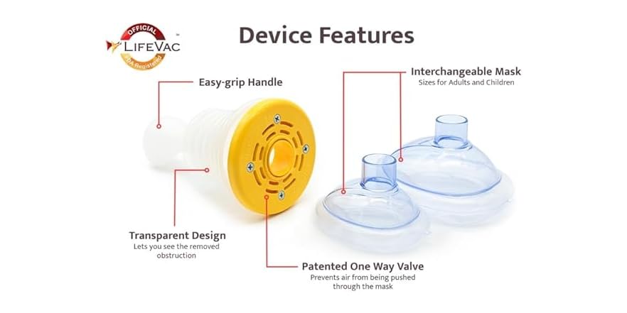 LifeVac Portable Suction Rescue Device (Open Box)