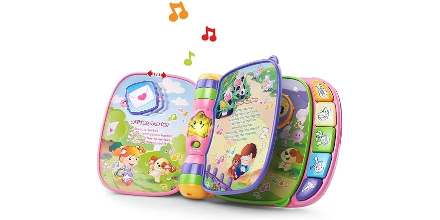 VTech Musical Rhymes Book, Pink