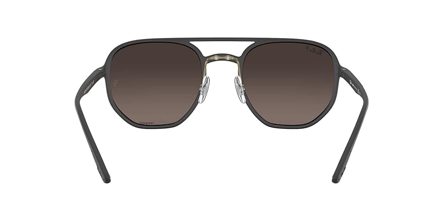 Ray-Ban Hexagonal Sunglasses, Mirrored Silver, 53 mm