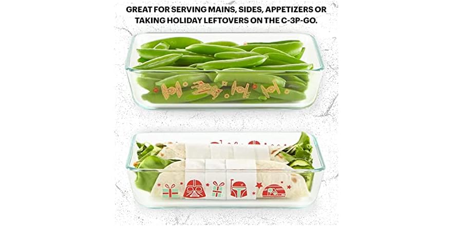 Pyrex Star Wars Holiday Themed Set