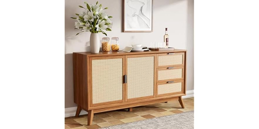 Bme Rattan Pre-Assembled Buffet Sideboar