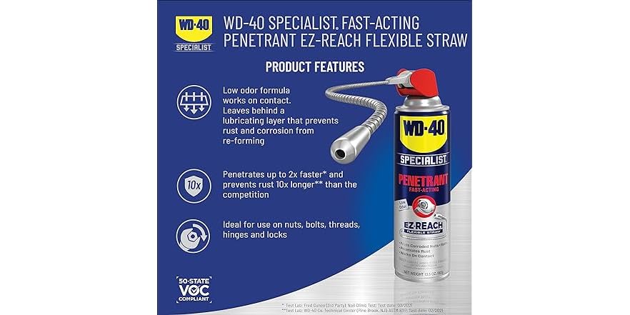 WD-40 Original Formula with 8-inch EZ-Re