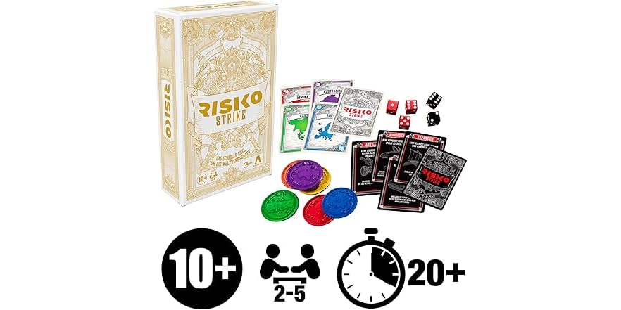 Risk Strike Cards and Dice Game