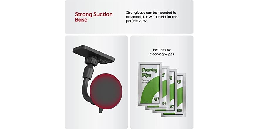 TalkWorks Magnetic Gooseneck Car Cell Phone Mount
