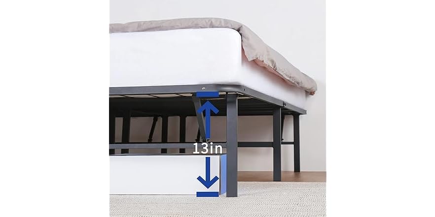 Olee Sleep 14 Inch Foldable Bed Frame