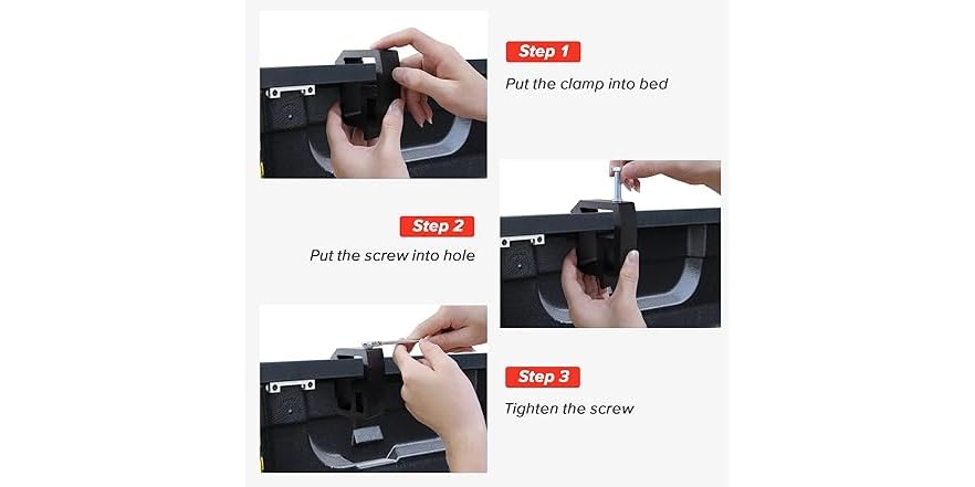 6 PC Heavy Duty Topper Mount Clamps