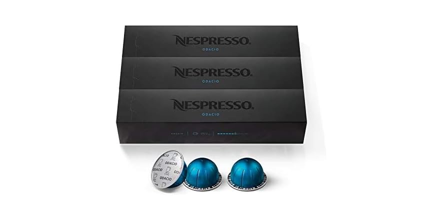 Nespresso Capsules Vertuo, Odacio,30-Ct