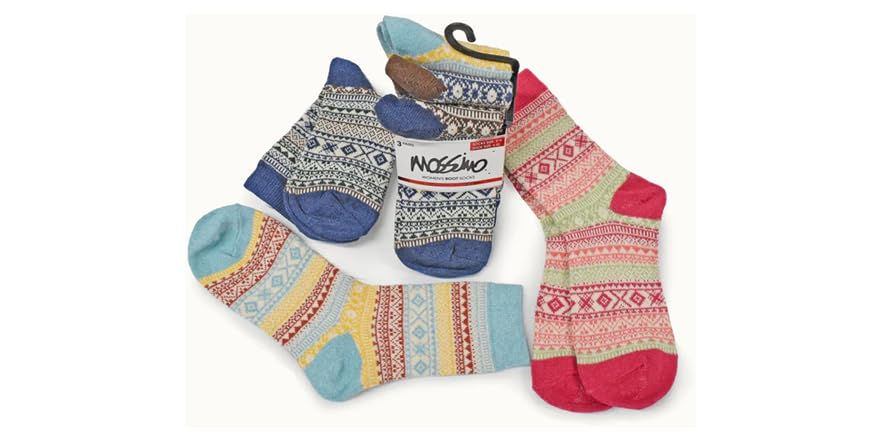 6-Pairs Mossimo Womens & Mens Boot Socks