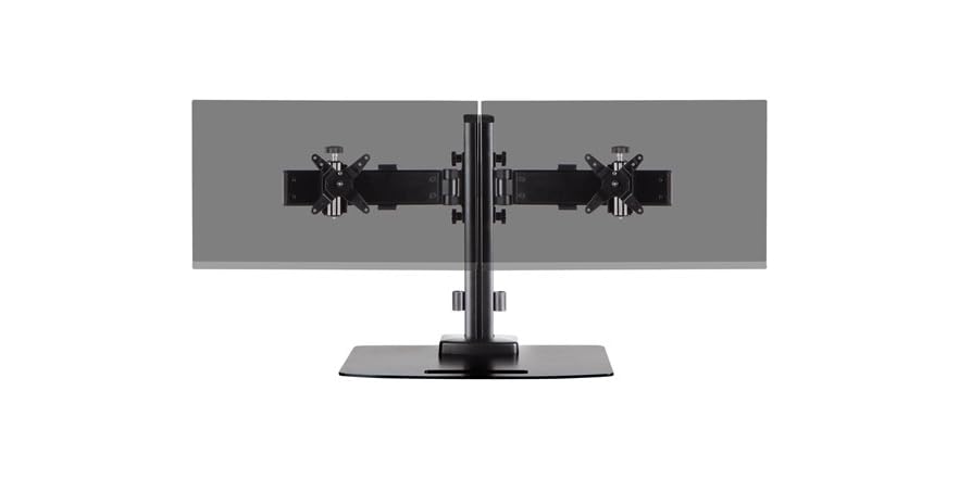 Dual 24" HP Monitors W/ Desk Stand