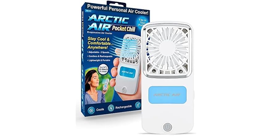 Arctic Air Rechargeable Pocket Fan