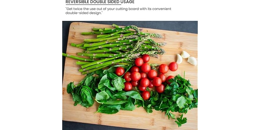 Kenzal Customized Extra Large Bamboo Cutting Board