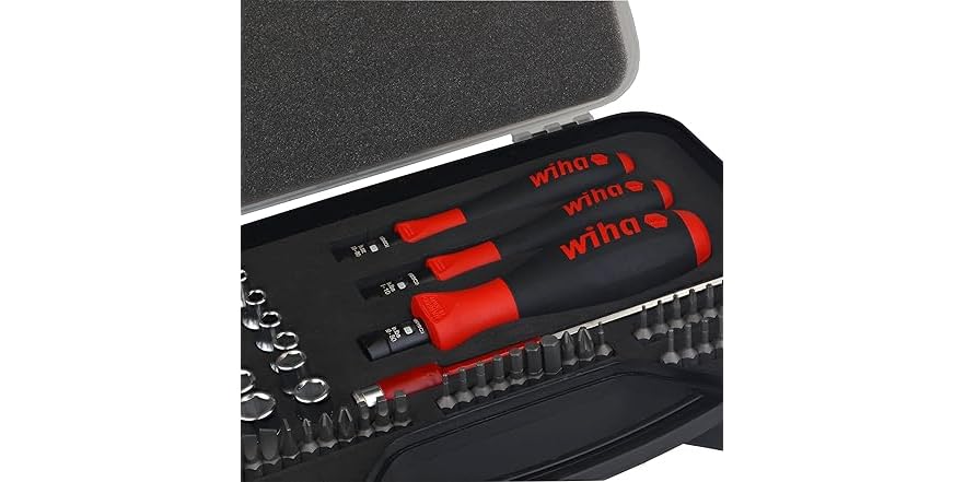 Wiha 28589 Torque Control Set, 59 Piece