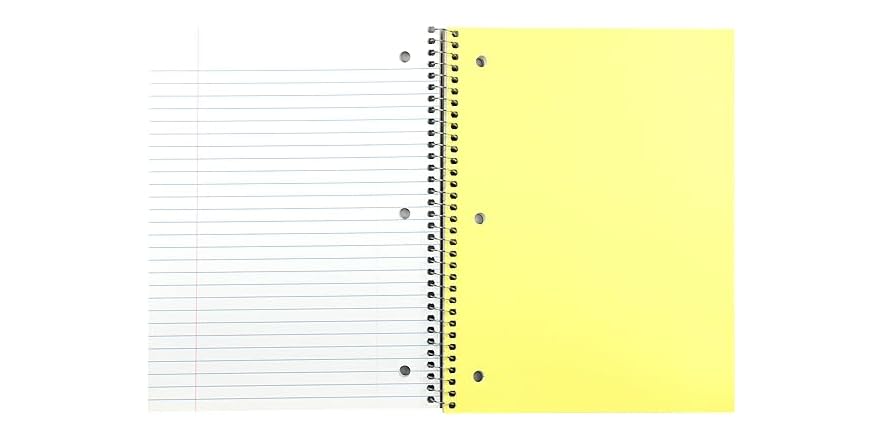 C-Line 3-Subject Notebook, Wide Ruled