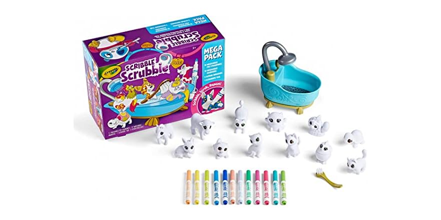Crayola Scribble Scrubbie Pets Mega Set