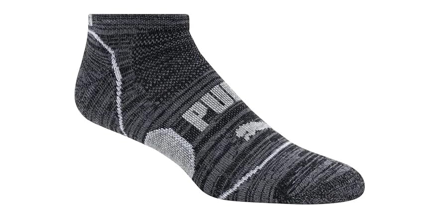 PUMA Womens 12-pair Black Sock
