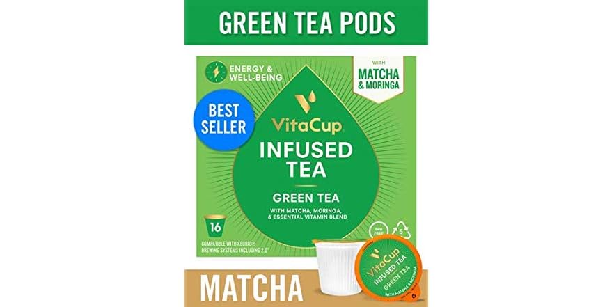 VitaCup Green Tea Pods with Matcha