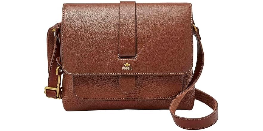 Fossil Kinley Small Crossbody Brown (Open Box)
