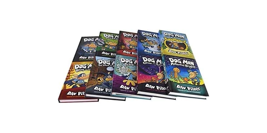 A Library of DogMan 1-11 Books Collection