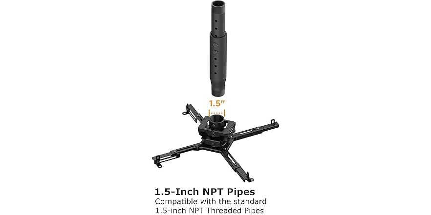 QualGear Mount for 1.5" Threaded Pipe Accessory