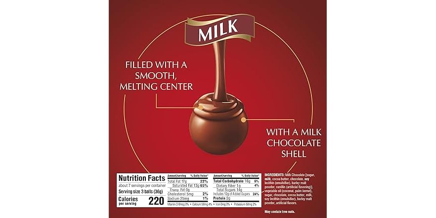 Lindt Milk Chocolate Truffles (6 Pack)