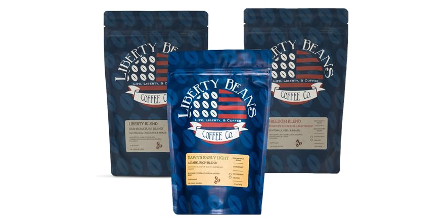 (3 Pack) Liberty Beans Best Sellers Whole Bean 12oz