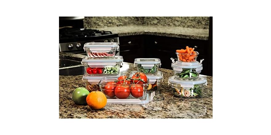 Glasslock 18-Piece Aşsõrted Containers